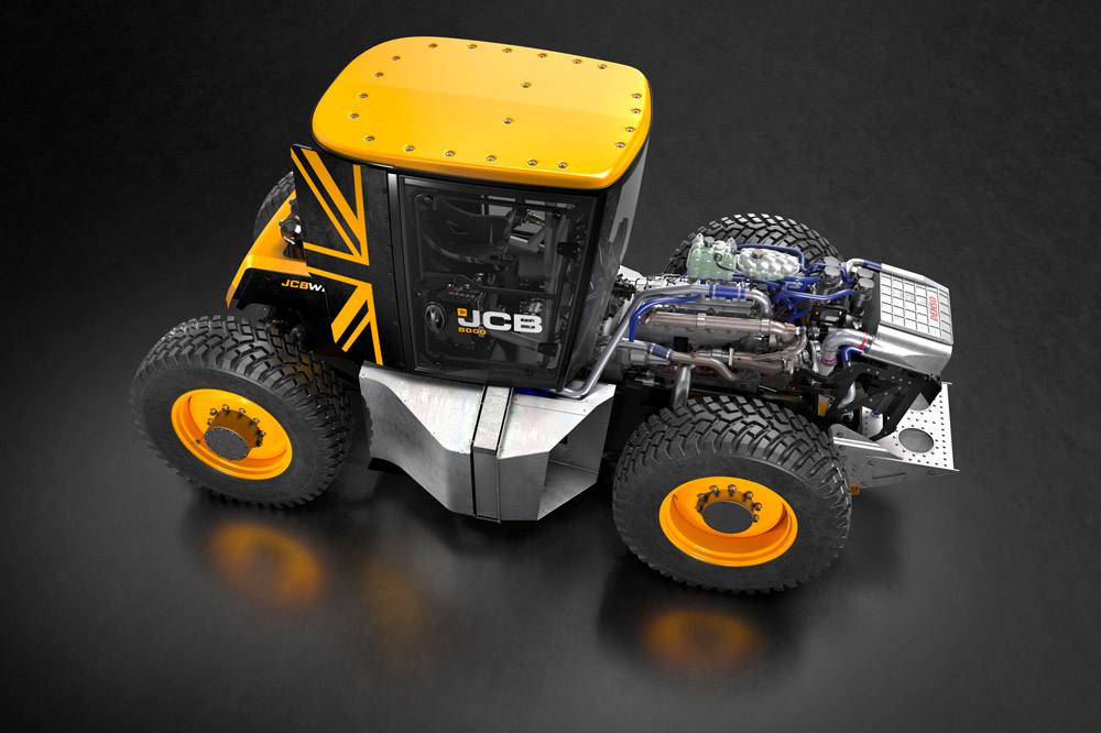 JCB Fastrac Two : le tracteur le plus rapide du monde ! - PDLV