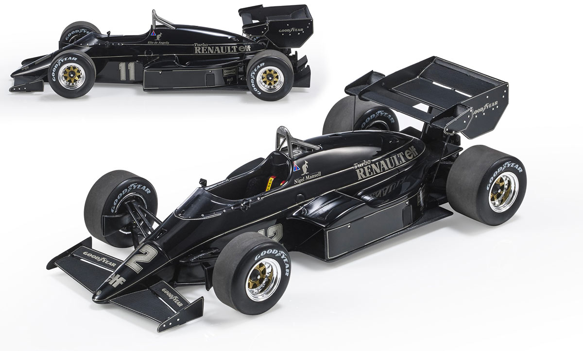 1/18 : Les Lotus 95T engagées en F1, en 1984, miniaturisées - PDLV