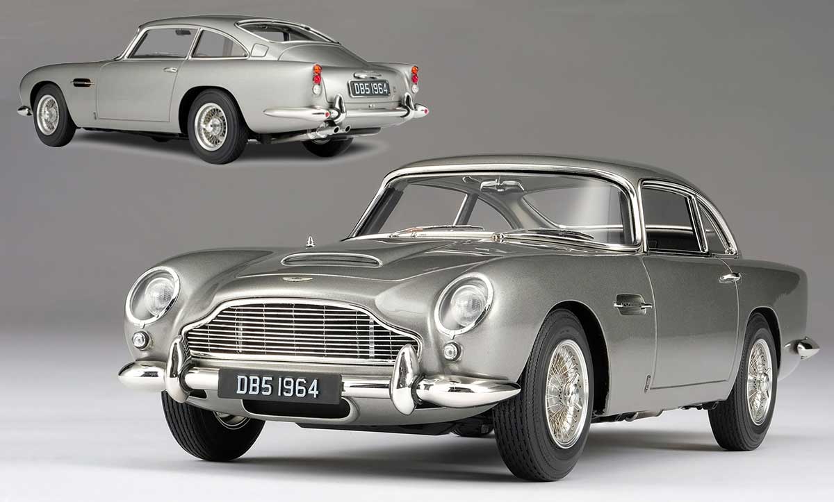 1/18 : L'Aston Martin DB5 d'Amalgam est en précommande - PDLV