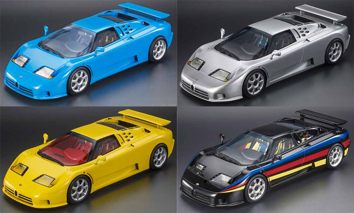 La Bugatti EB110 SS arrive bientôt chez Top Marques au 1/12 - PDLV