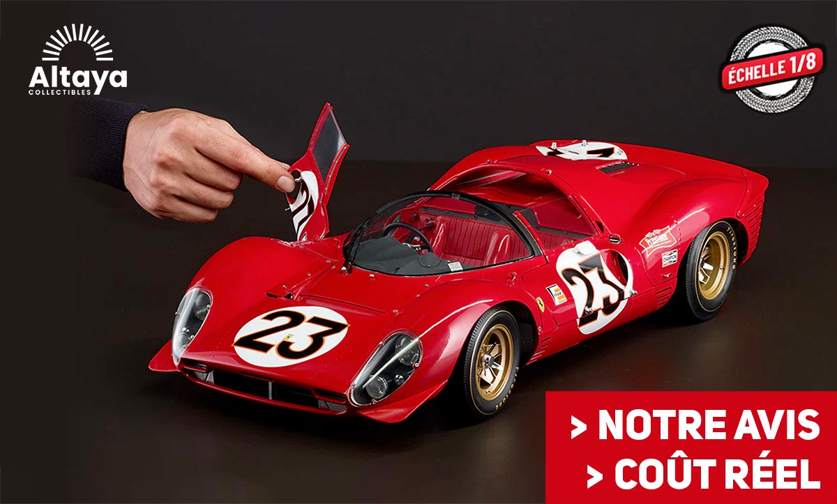 Altaya : construisez la Ferrari 330 P4 à l'échelle 1/8 - PDLV
