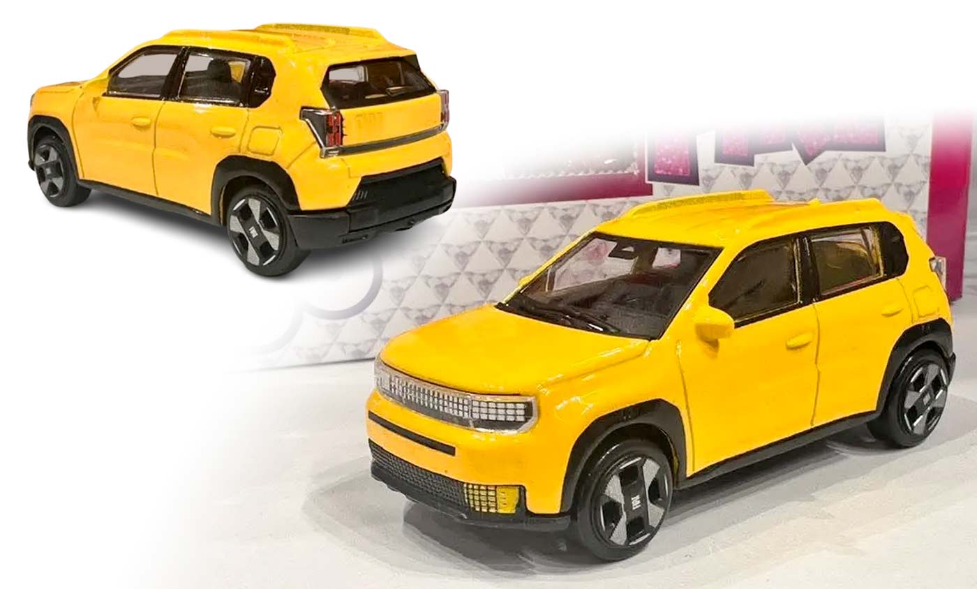 Premier visuel de la Fiat Grande Panda 1/43 de Bburago - PDLV