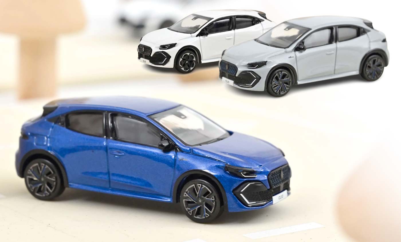 Norev intègre la Clio 6 à sa gamme 1/64... et ajoute des coloris - PDLV
